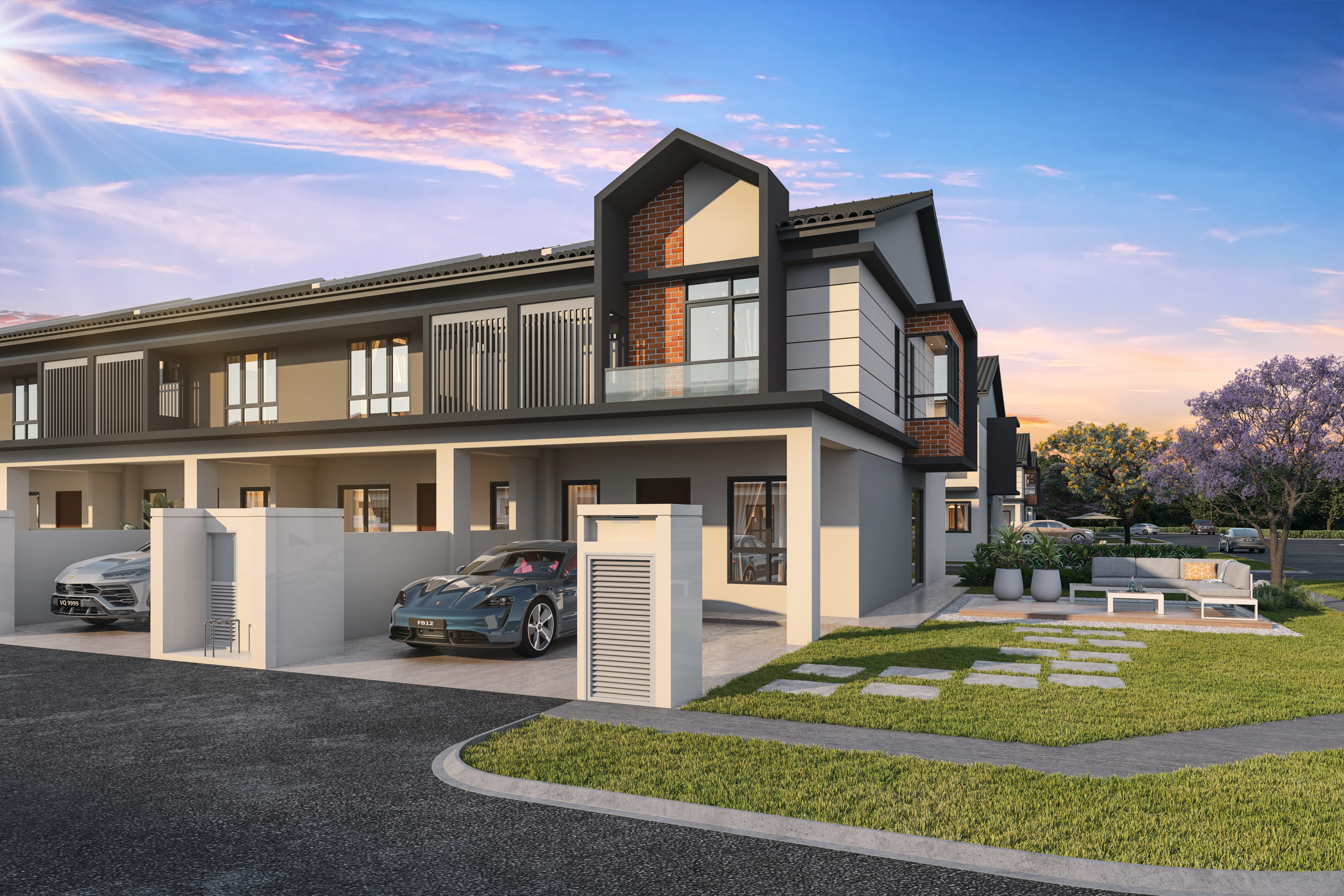 New Double Storey Link House For Sale | New Project Seremban | Oskar ...